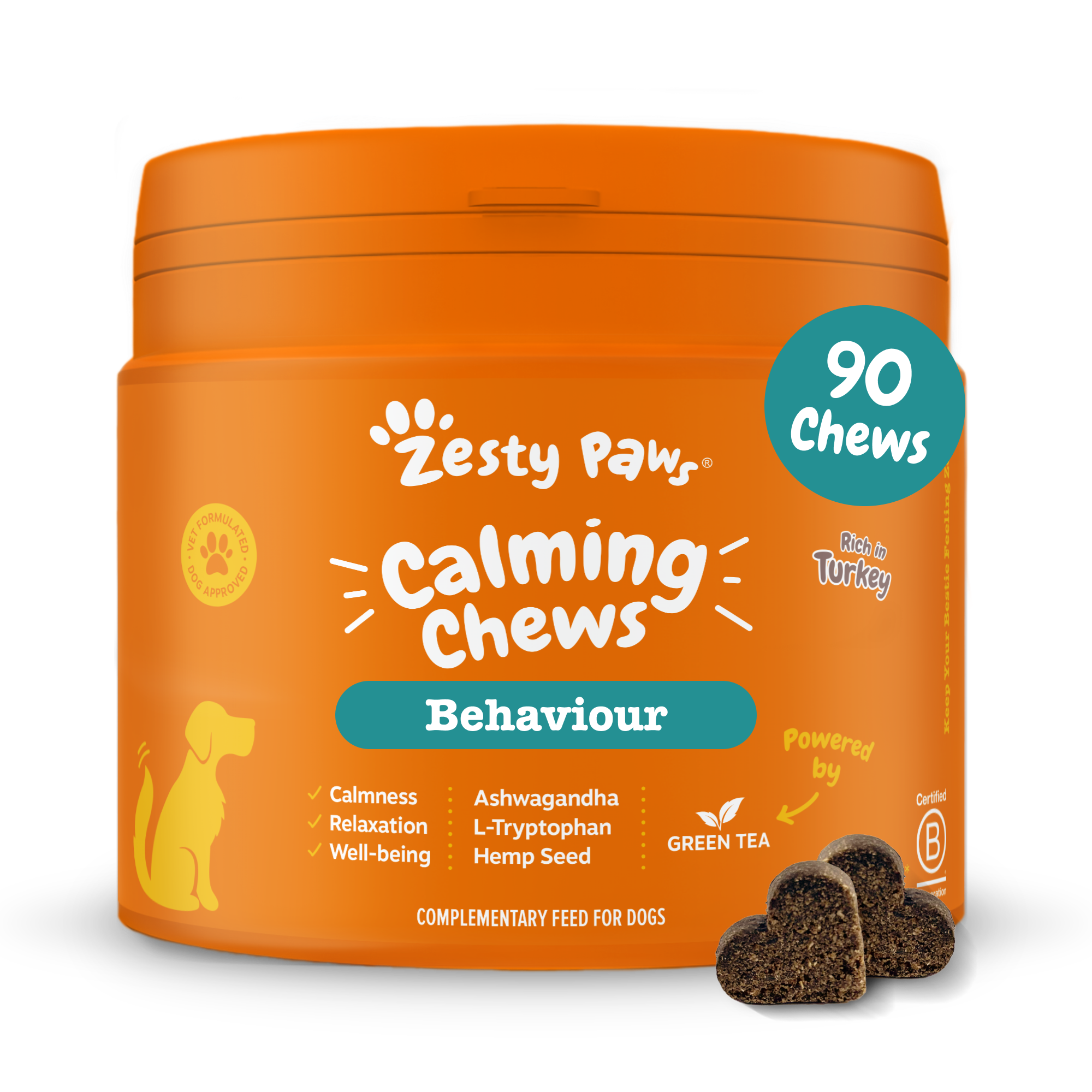 Canine Calming Chews for Dogs – Zesty Paws UK