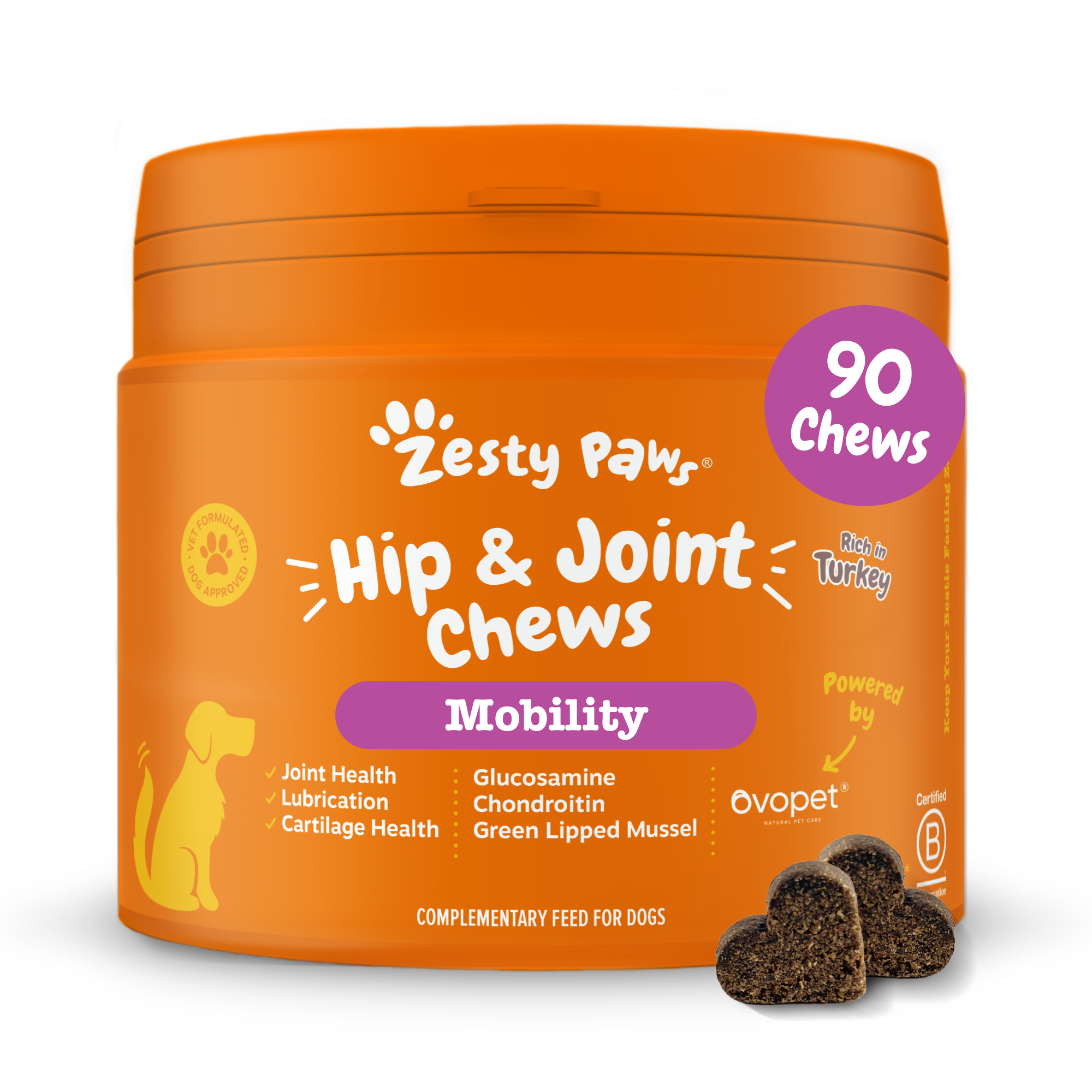 Joint supplements for dogs: Hip & Joint Chews – Zesty Paws UK