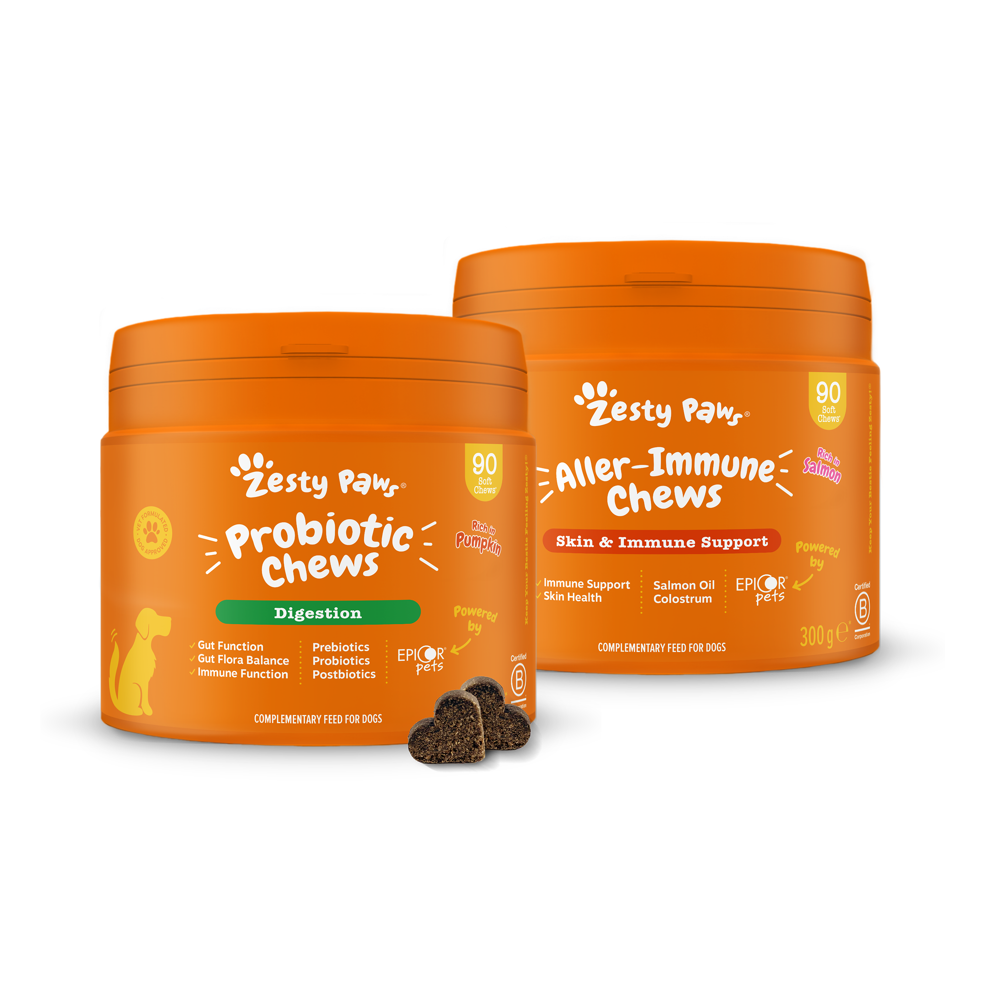 Dog Digestive & Immune Support Duo – Zesty Paws UK
